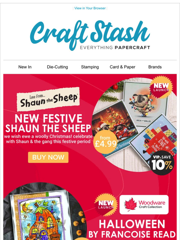 Craft Stash: NEW Shaun The Sheep Christmas Collection Exclusive To ...