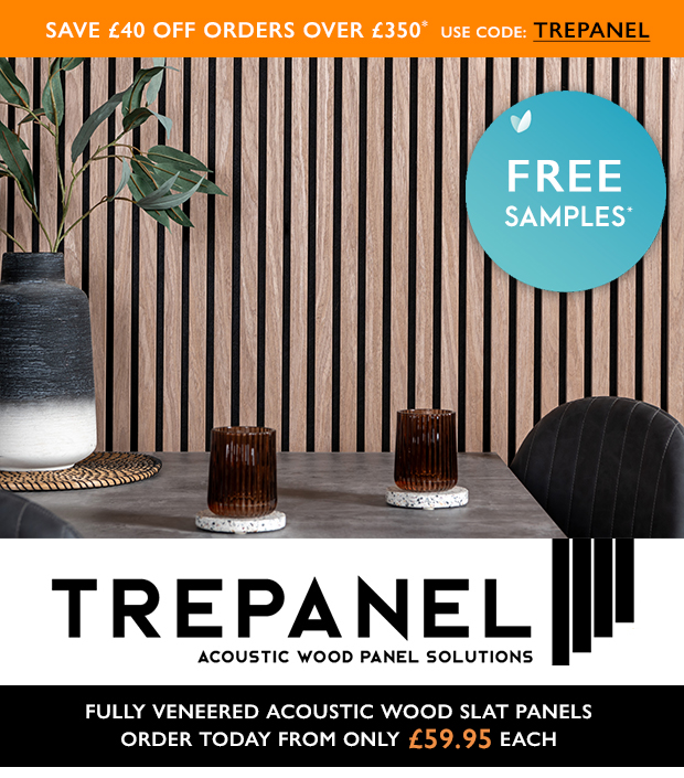 Walls and Floors: NEW Trepanel® Acoustic Wood Panels... | Milled