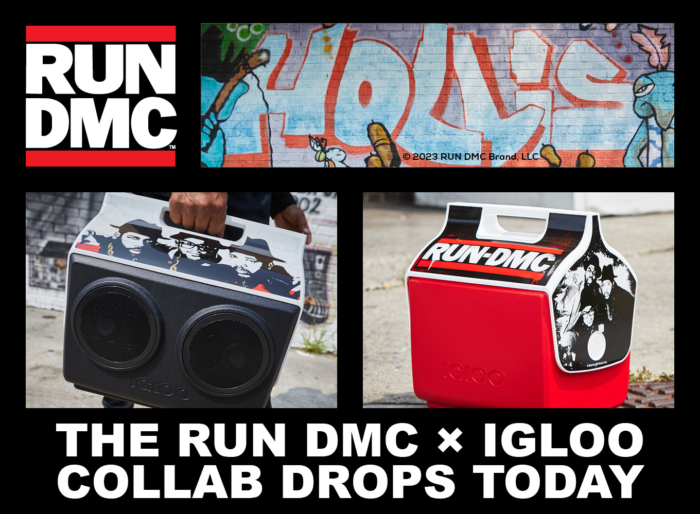 Igloo Coolers: The RUN DMC x Igloo collab drops today.🎤⬇ | Milled