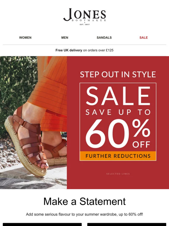 Jones Bootmaker: Step into summer with our sandal sale | Milled