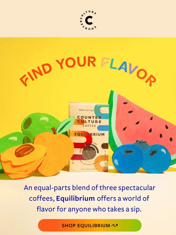 Counter Culture Coffee: Find your flavor with Equilibrium 🍓☕🍊 | Milled