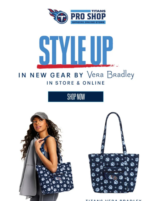 Titans Pro Shop: Introducing NEW Vera Bradley for the Titans! 🏈 | Milled