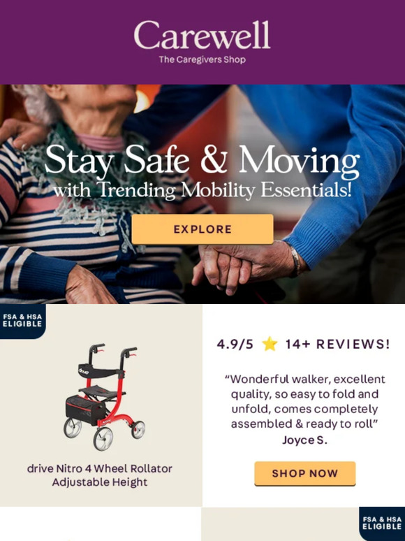 Carewell: Check Out Popular Mobility & Safety Essentials. | Milled
