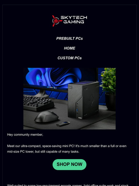Skytech Gaming: Looking for a super compact PC? Check out Skytech ...