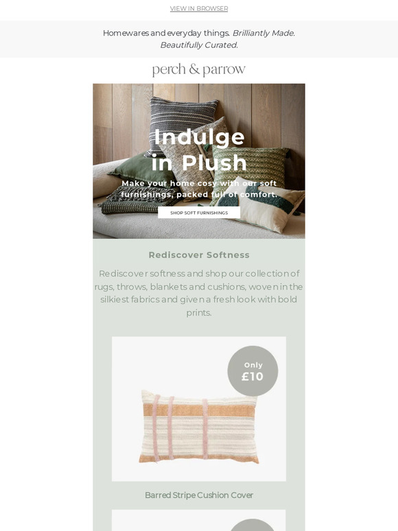 Perch & Parrow: Indulge in Plush | Milled