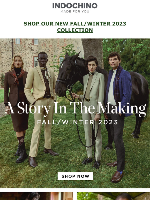 Indochino: THIS JUST IN - Shop new arrivals for fall/winter 2023 | Milled