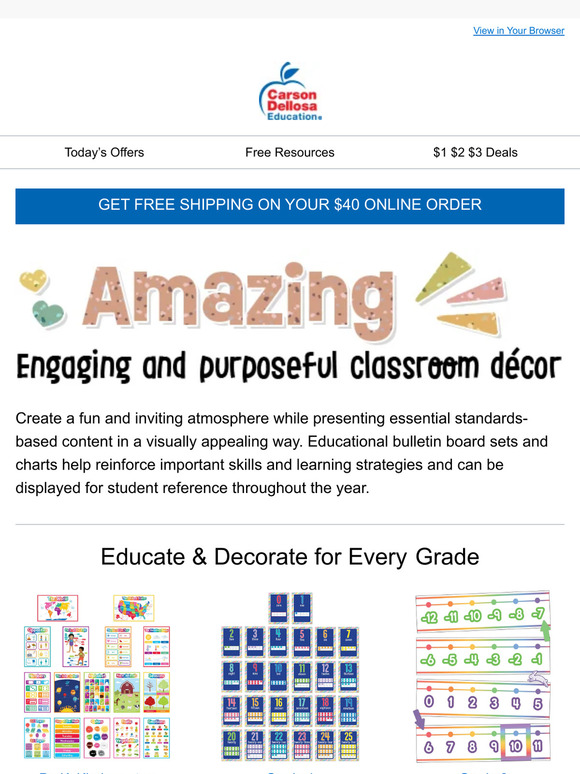 Carson-Dellosa Education: It's More Than Just Décor | Milled