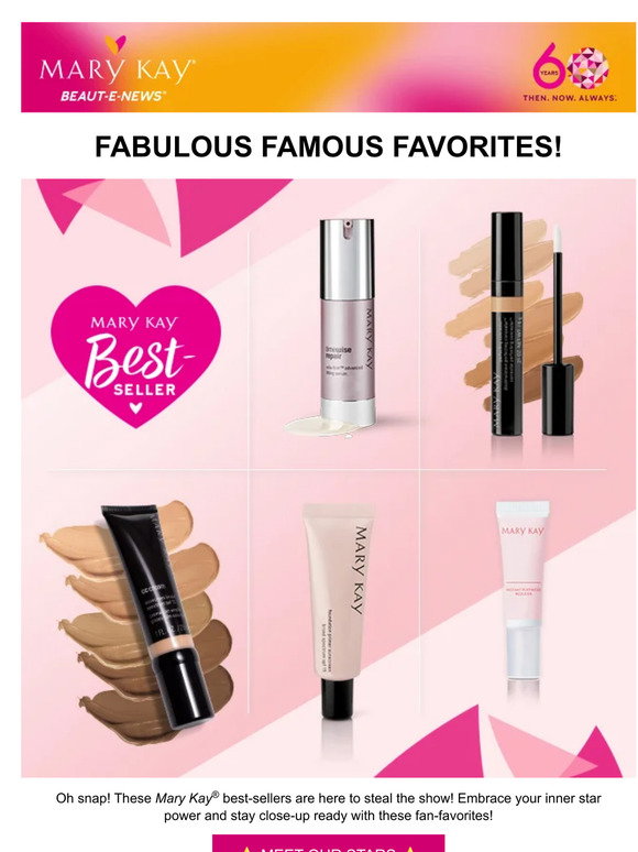 Mary Kay: Roll out the pink carpet for these Mary Kay® famous faves! 📸😎 ...