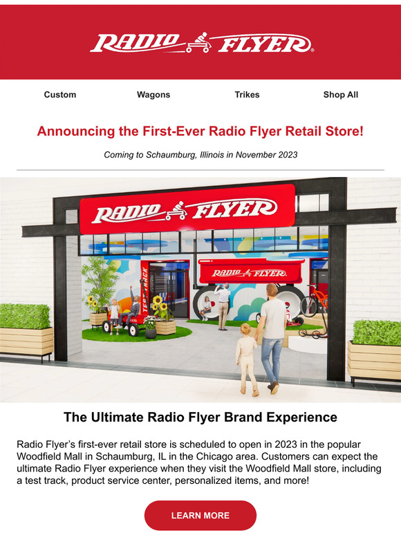 Radio Flyer: Coming Soon: The First-Ever Radio Flyer Retail Store | Milled