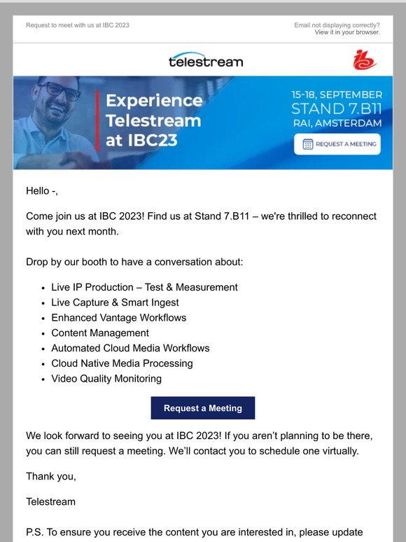 Telestream: See what’s new with Telestream: IBC 2023 | Milled