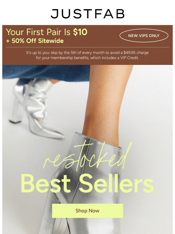 JustFab: 😍😍These Most-Wanted Styles are ONLY $10 | Milled