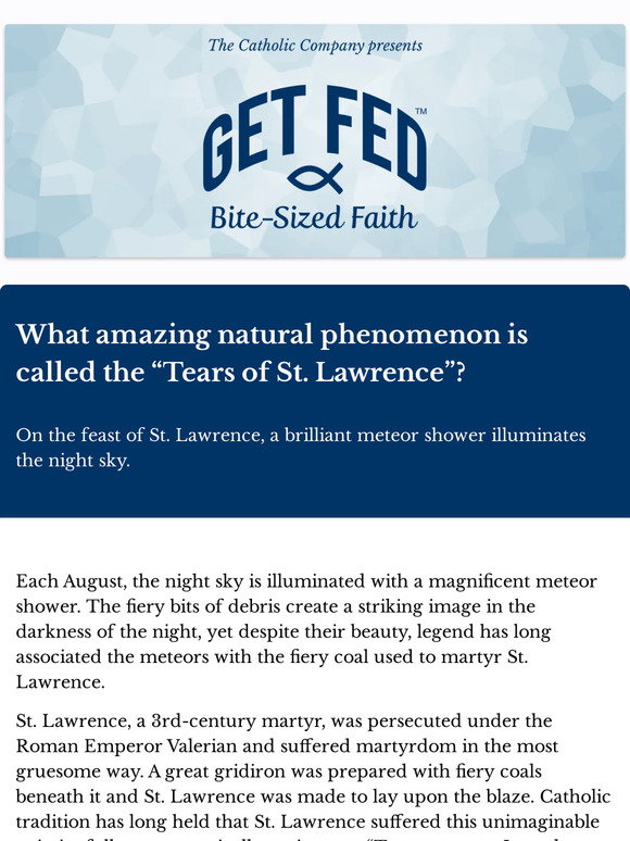 The Catholic Company: What amazing natural phenomenon is called the ...