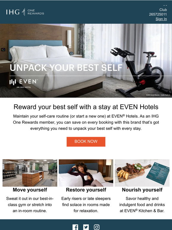 IHG: Get ready to unpack your best self, — | Milled