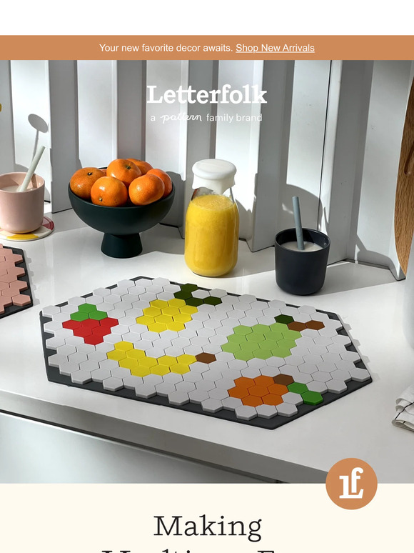 Letterfolk: Everything you love about our Tile Mat, made for your table ...
