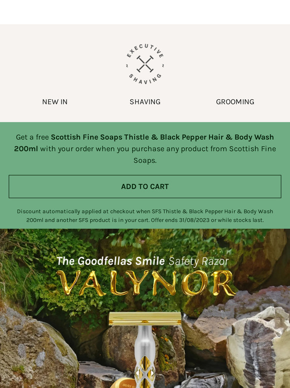 Executive Shaving: Unveiling the Exclusive Gold Rush Edition Valynor ...