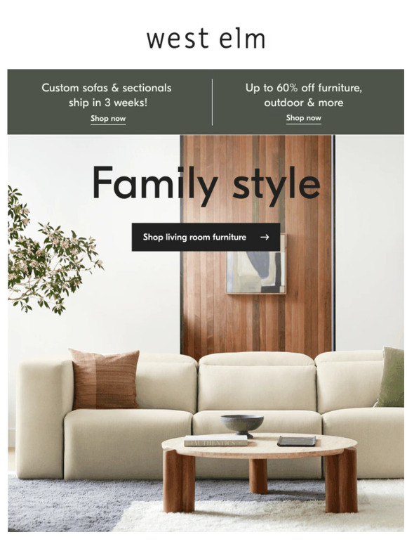 West Elm: Designs for hanging out with the whole crew | Milled