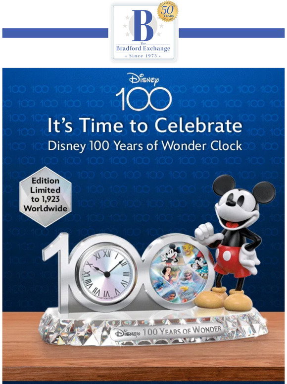 Bradford Exchange: A Timely Tribute to Disney's Centennial | Milled