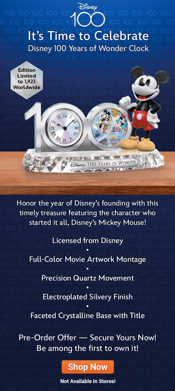 Bradford Exchange: A Timely Tribute to Disney's Centennial | Milled