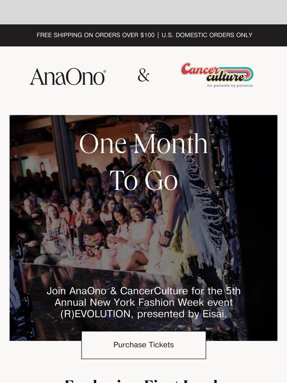 AnaOno: One Month: An Exclusive First Look of Our New Collection | Milled
