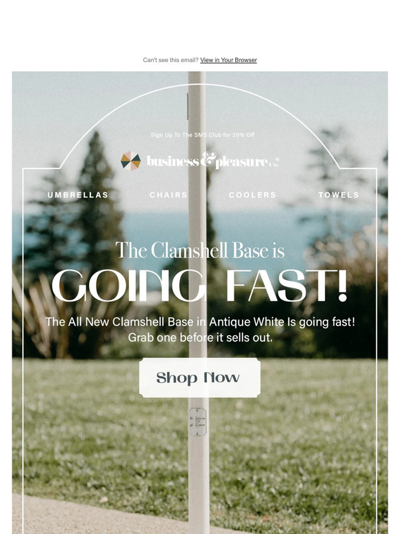 Business & Pleasure Co.: The Clamshell Base Is Going Fast | Milled