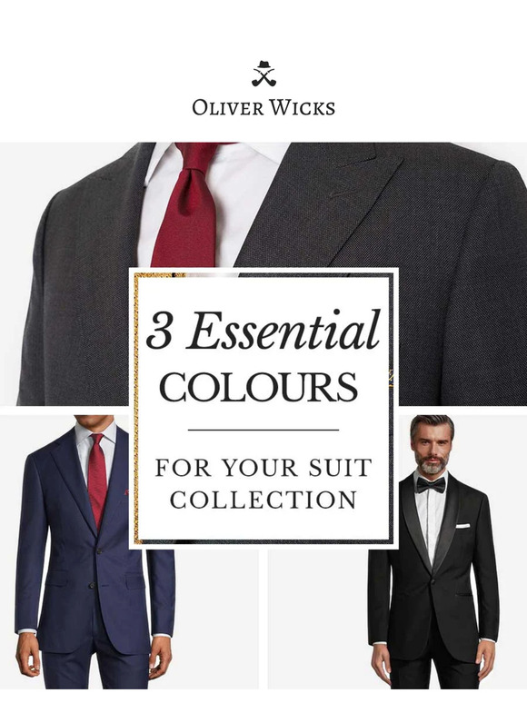 Oliver Wicks: 3 Essential Colours For Your Suit Collection | Milled