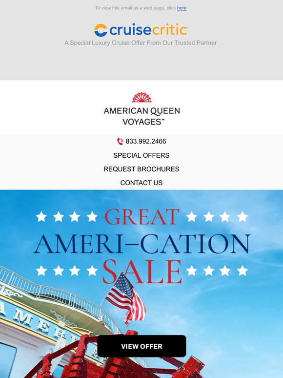 Cruise Critic: Enjoy the Great Ameri-Cation Sale With Up to $4,000 ...