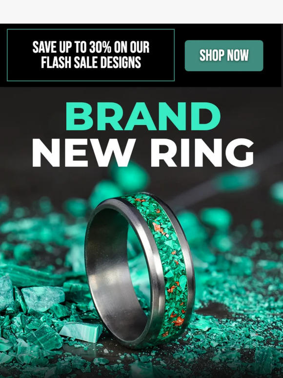 Patrick Adair Designs: Malachite and Rose Gold | Milled