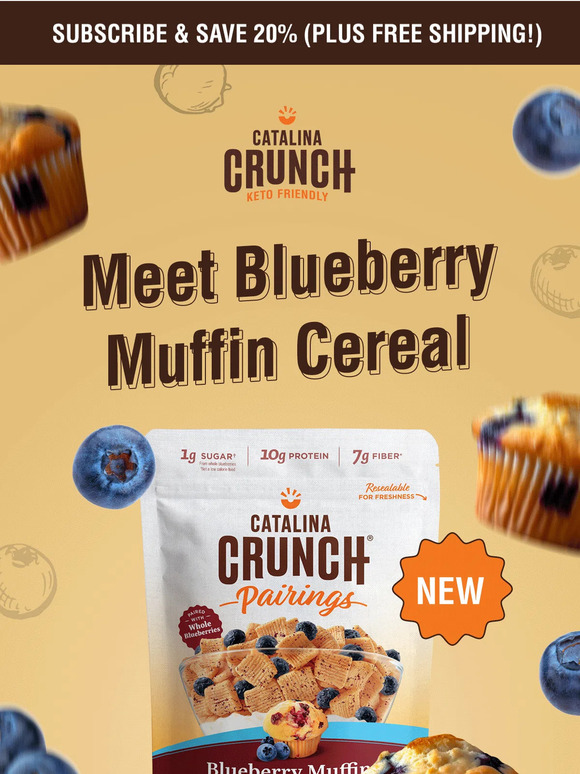 Catalina Crunch: NEW! Blueberry Muffin Cereal! 😋 | Milled