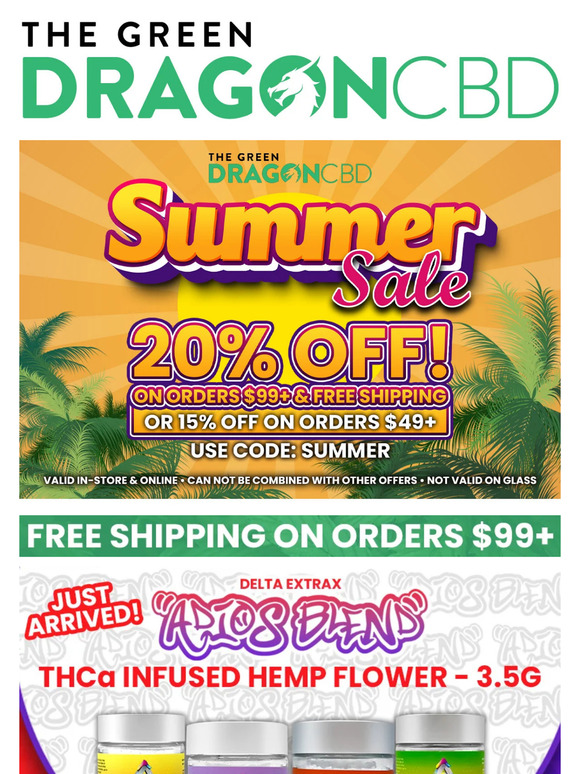 The Green Dragon CBD: [Just Arrived!] Adios Blend THCa Flower | Space ...