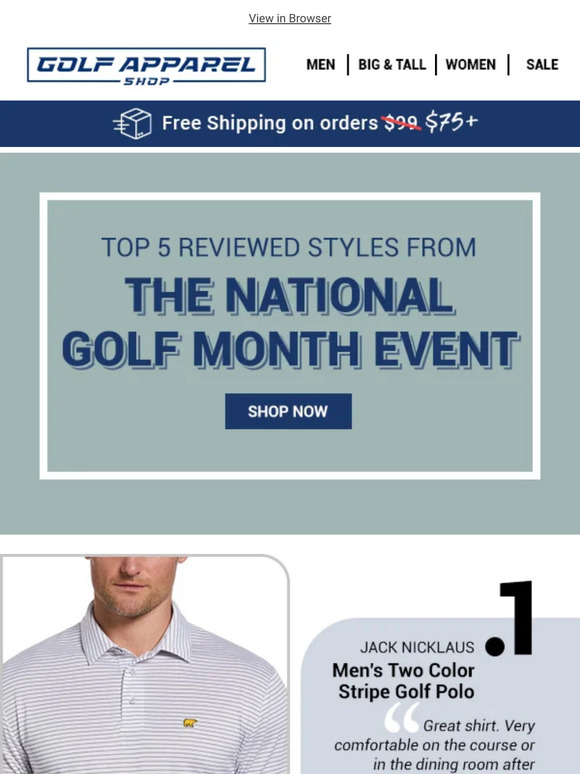 Golf Apparel Shop: Top 5 Styles On Sale Now 🏆 | Milled