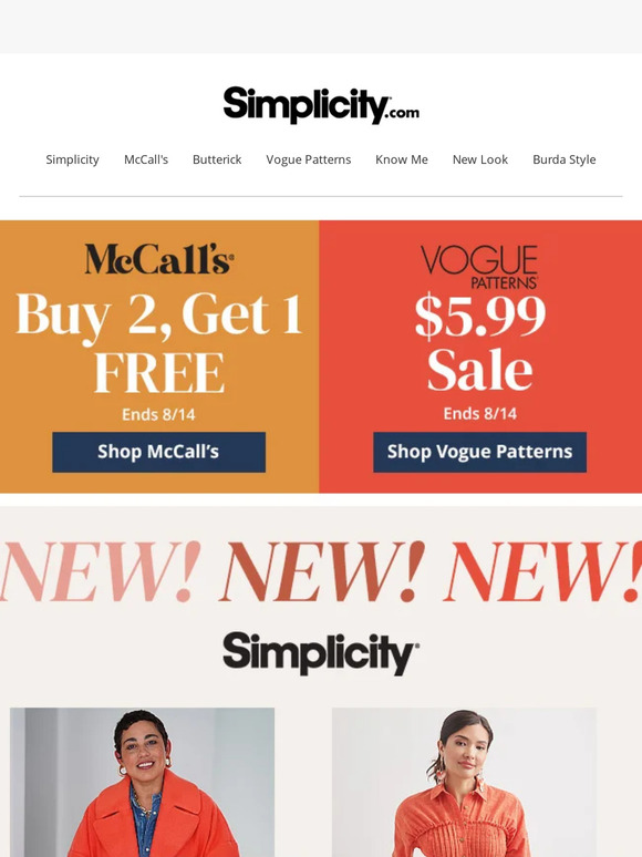 Simplicity Patterns: Sew Many Surprises Inside! | Milled