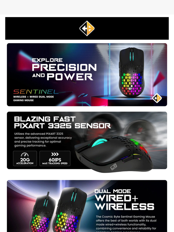 Cosmic Byte: Introducing the All-New Sentinel Gaming Mouse by Cosmic ...