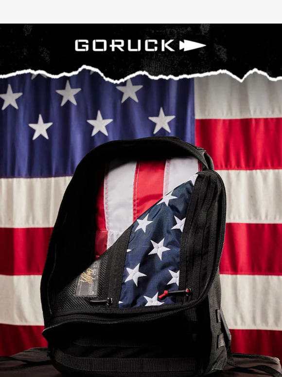 GORUCK: The Froning x Allegiance Flag GR1 is Here | Milled