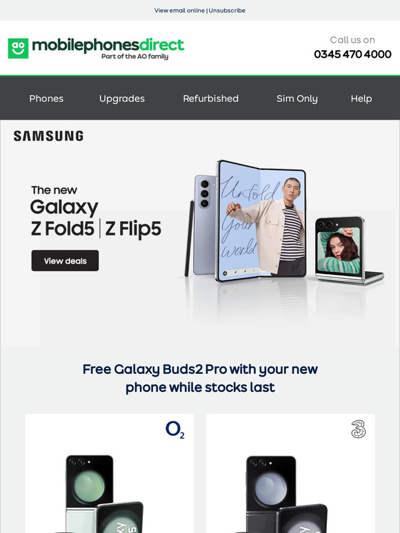 Mobile Phones Direct: Catch you on the Flip side 🤙📱 | Milled