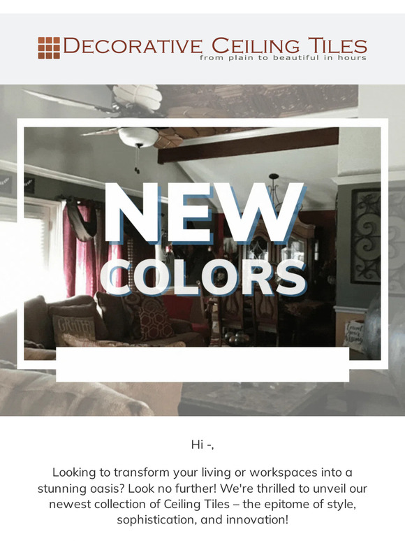 Decorative Ceiling Tiles Inc New Colors At Decorative Ceiling Tiles Milled 