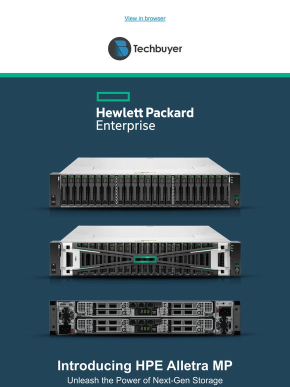 Techbuyer: Introducing HPE Alletra MP | Milled
