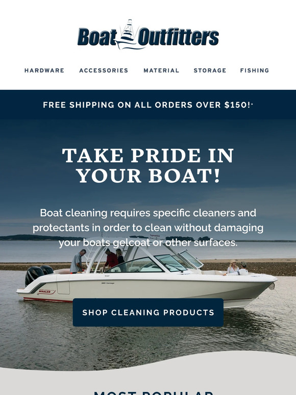 Boat Outfitters: Keep your boat sparkling clean! | Milled Boat Outfitters: Keep your boat sparkling clean! | Milled