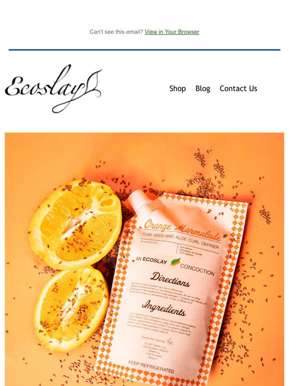 Ecoslay: Embrace the Natural Beauty of Your Curls with Ecoslay's Orange ...