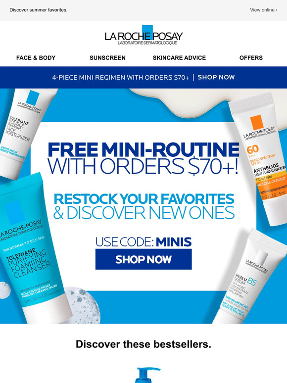 La Roche-Posay: Claim your free samples! | Milled