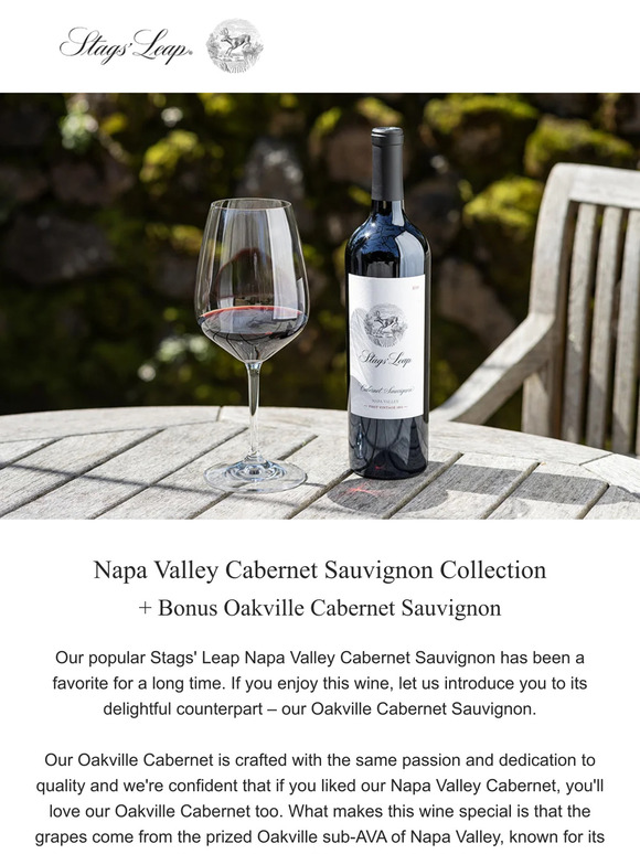 Stags Leap Winery: Introducing Our Napa Valley Cabernet Sauvignon ...