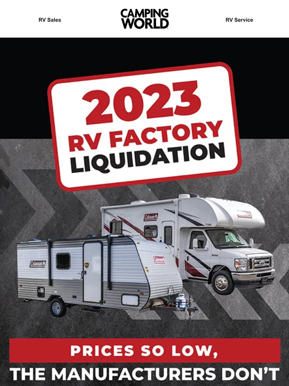 Camping World: 2023 RV Factory Liquidation | Milled