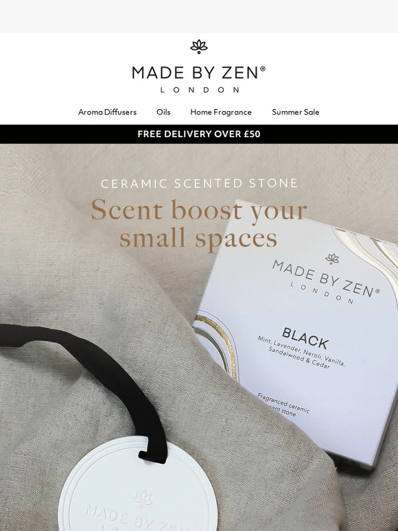 MADE BY ZEN: Introducing the Black ceramic scent stone | Milled