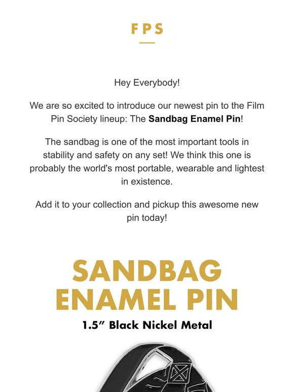 Film Pin Society: 🚨NEW PIN ALERT🚨 The Sandbag pin is now available to ...