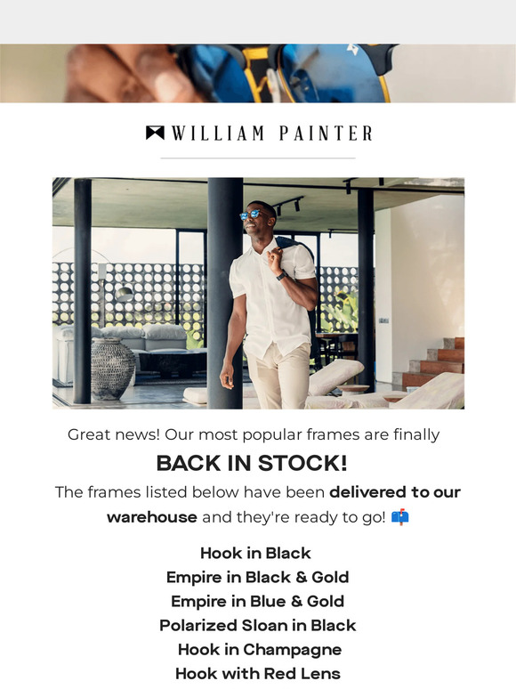 William Painter: Great news! Our most popular frames are BACK IN STOCK ...