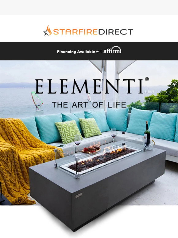 Starfire: Elementi Fire Pits: Unique Designs for Your Backyard Oasis 🔥 ...