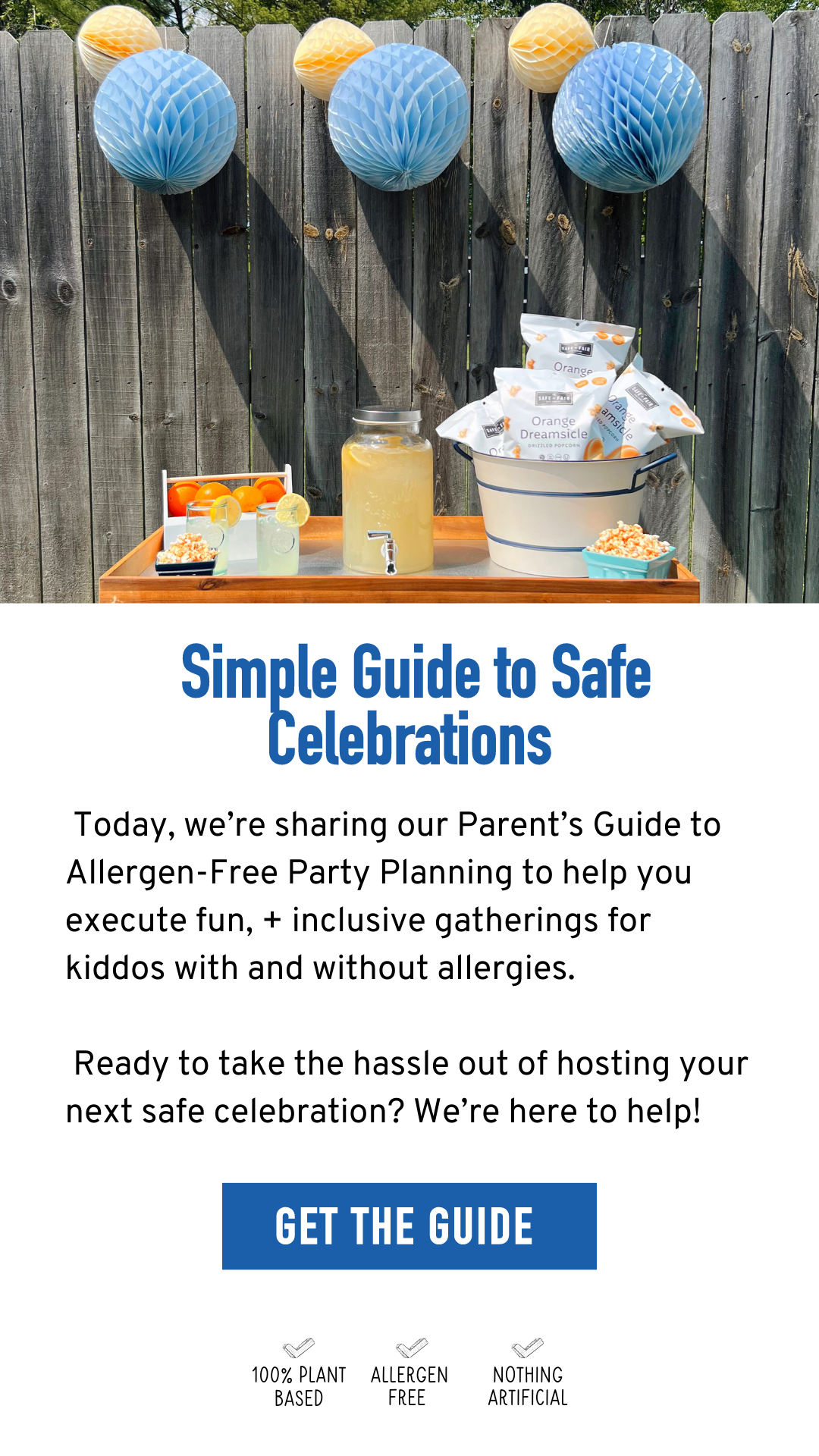 Safe + Fair: How to throw an allergy-free + kid-friendly party 🎈 | Milled