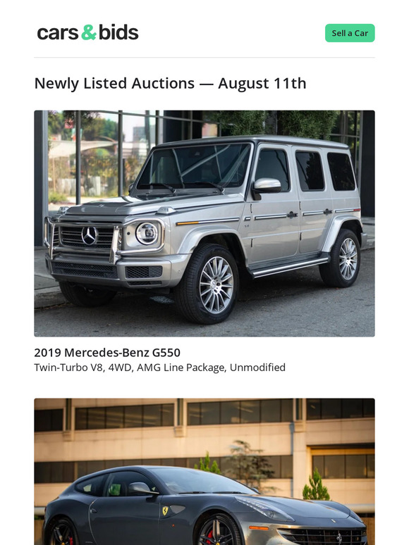 Cars & Bids: Cars & Bids Today | Milled