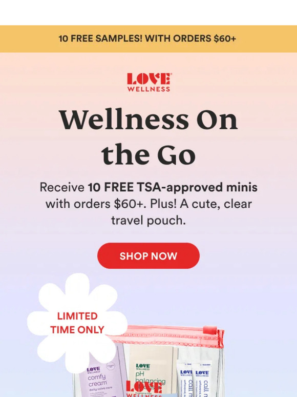 Love Wellness: 10 FREE Samples! | Milled