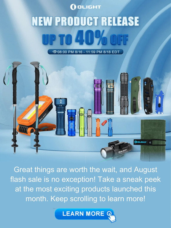 Olight: NEW RELEASE | Be the first to know! | Milled