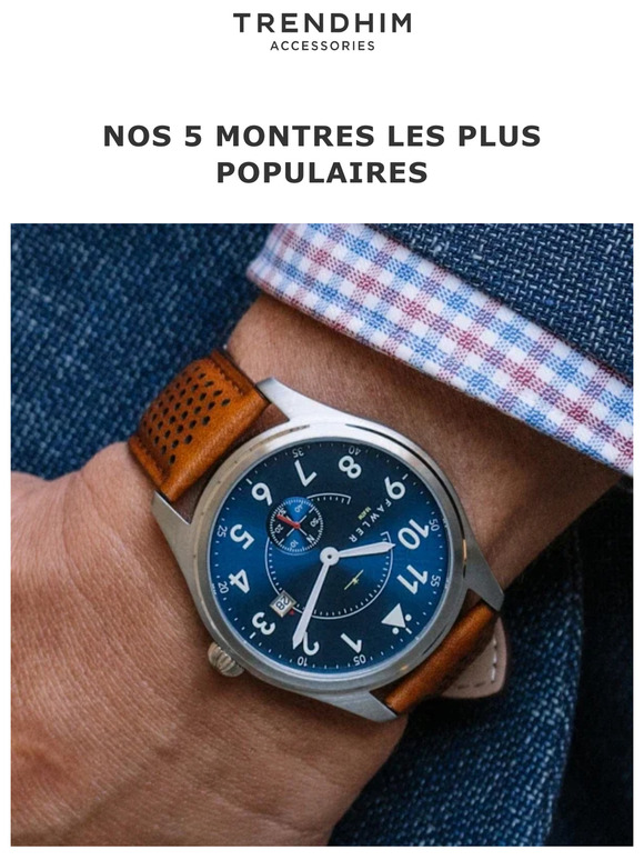 Trendhim: Les 5 montres les plus vendues - en stock | Milled
